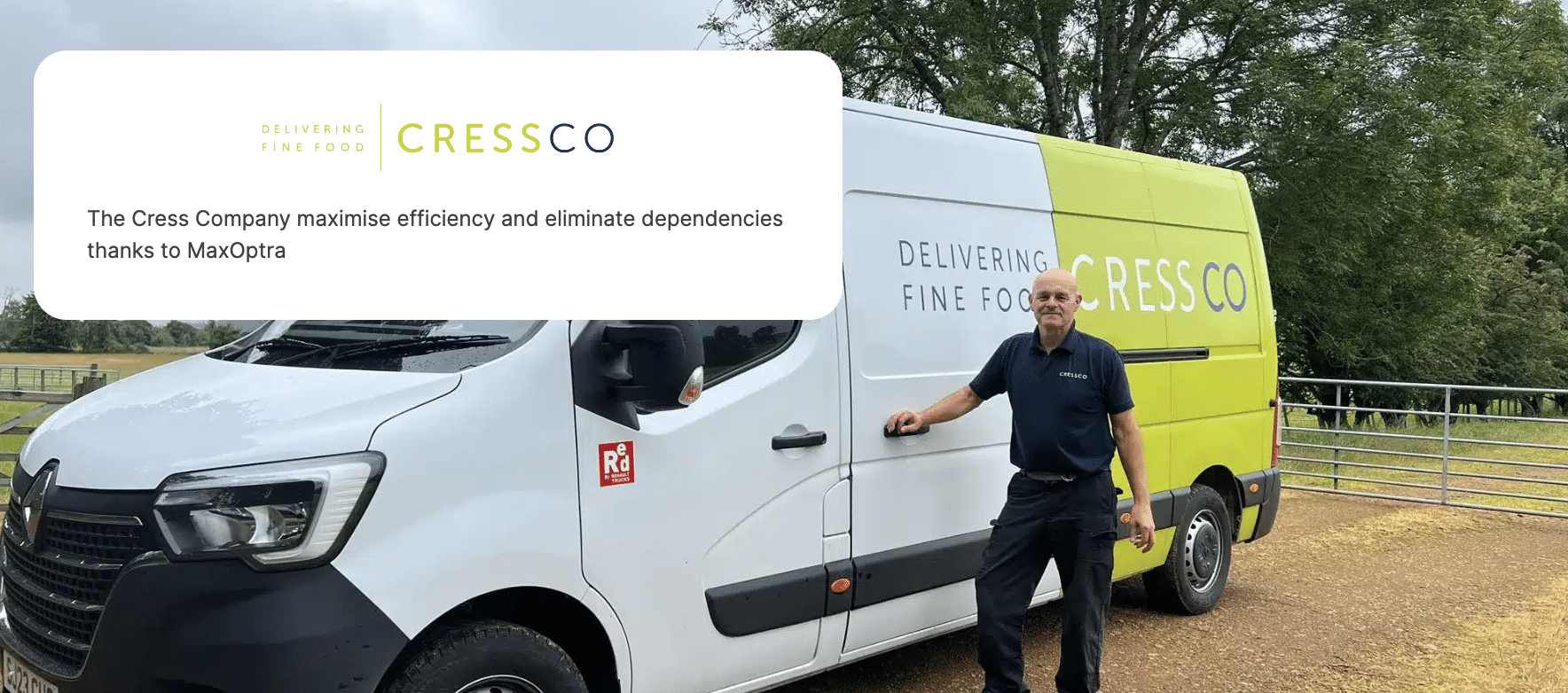 Cress Company case study - Maxoptra